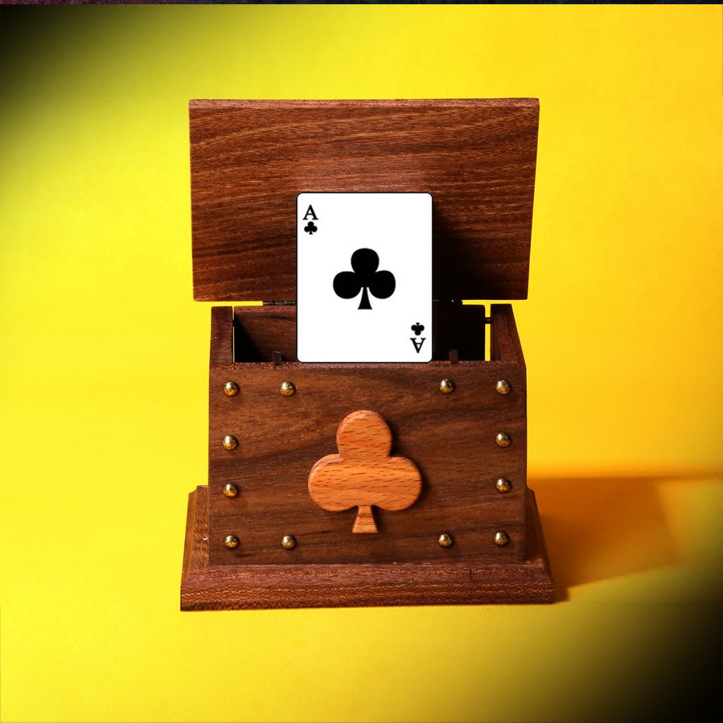 Back of Tora Cube Handcraft (Antique) | Tora Magic Co.