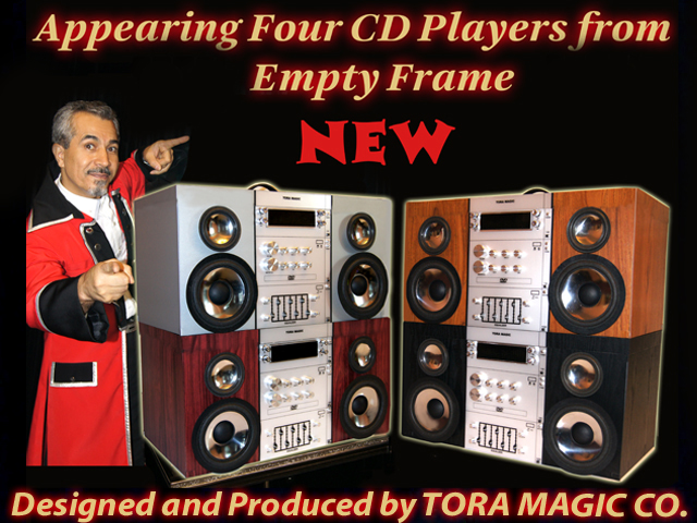 Four CD Players from Empty Frame | Tora Magic Co.