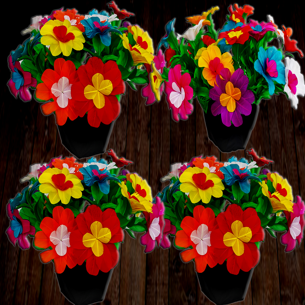 Four Flower Pots from Cape | Tora Magic Co.